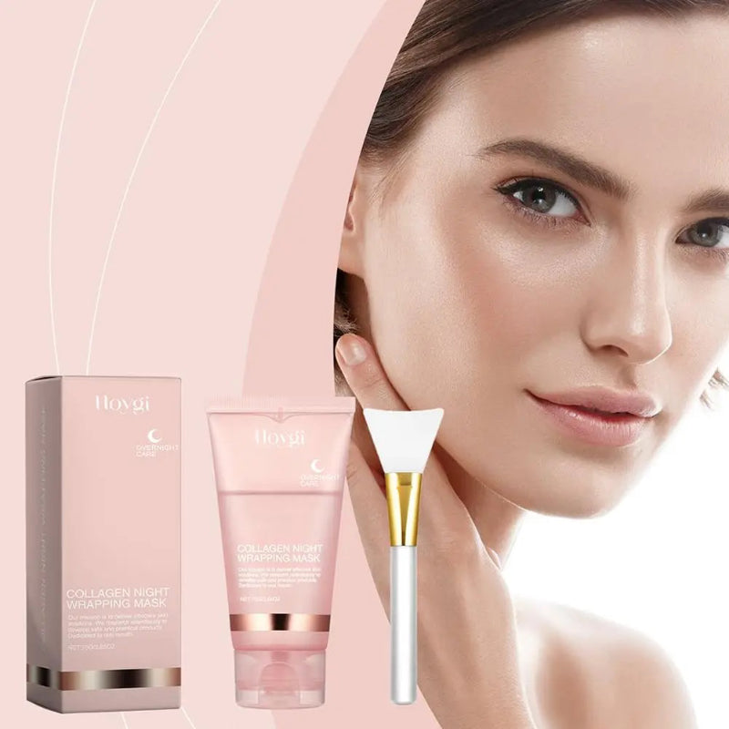 Anti-Aging Collagen Peel Off Mask with Application Brush – Boots N Bags ...