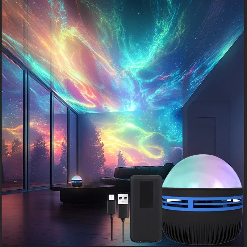 Color-Changing LED Northern Lights Projection Lamp – Boots N Bags Heaven