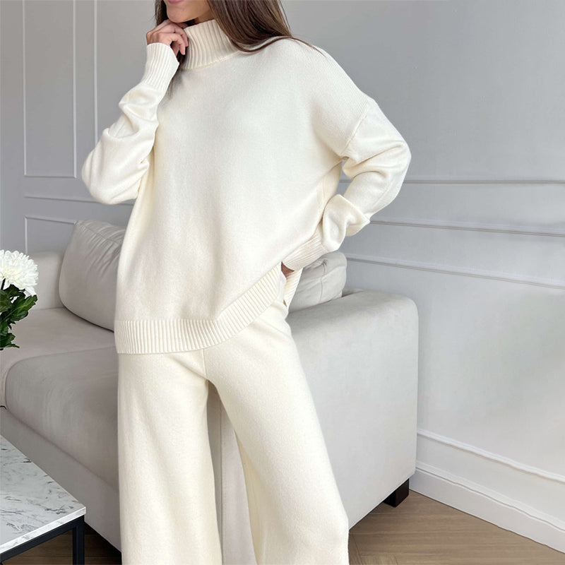 2-Piece Warm Turtleneck and Pants Set Tracksuit – Boots N Bags Heaven