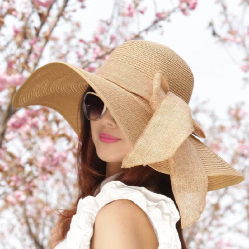 Hollywood Vintage Style Floppy Summer Hats with Bow – Boots N Bags Heaven