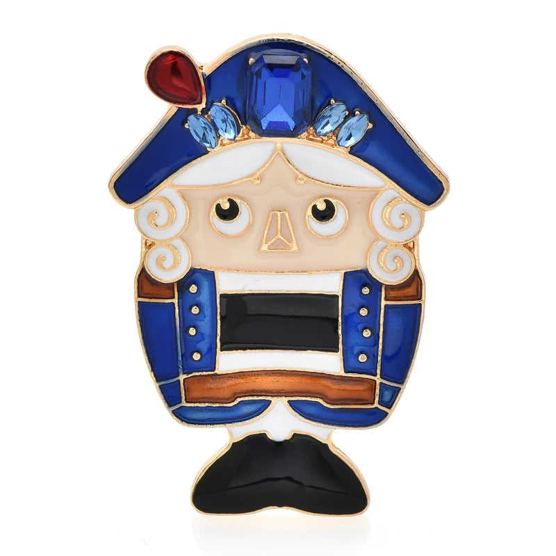 Nutcracker Figure Enamel Christmas Brooch Pins – Boots N Bags Heaven