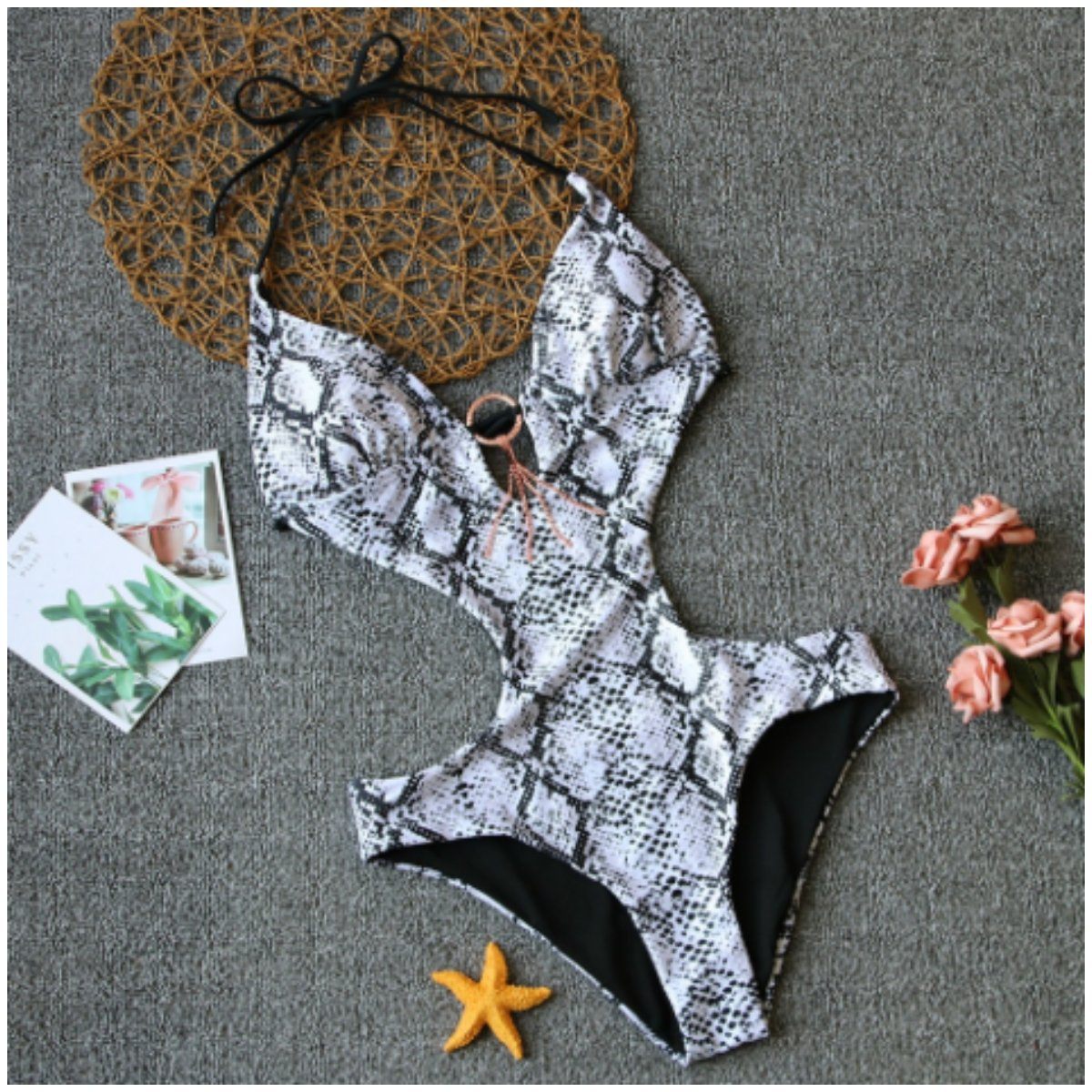 Ultra Gorgeous High Cut Deep V Monokini Swimsuit – Boots N Bags Heaven
